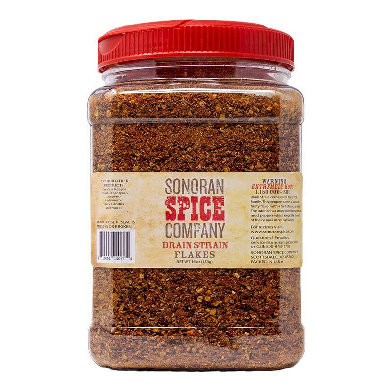 7 Pot Brain Strain Pepper Flakes - 100% Pure Chili Flakes - Sonoran Spice