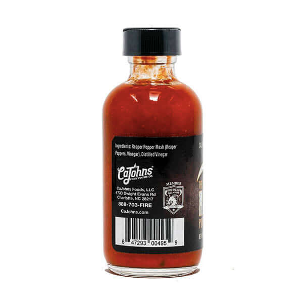 CaJohns Carolina Reaper Puree 2 fl oz - Just 2 Simple Ingredients!