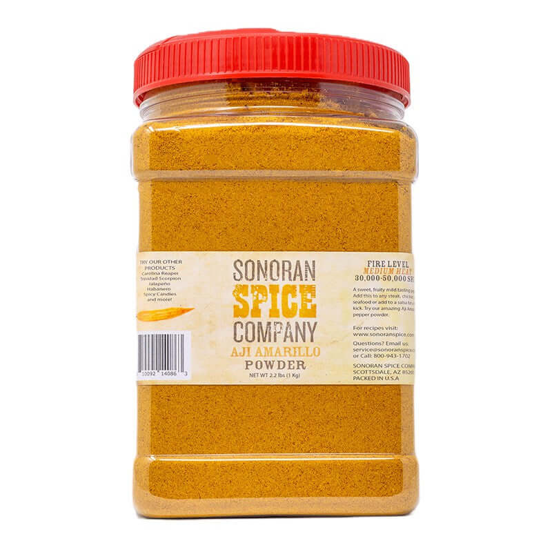 Buy Aji Amarillo Powder - Available In Various Sizes - Sonoran Spice